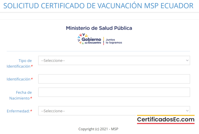 Cómo solicitar un certificado de vacunación del MSP